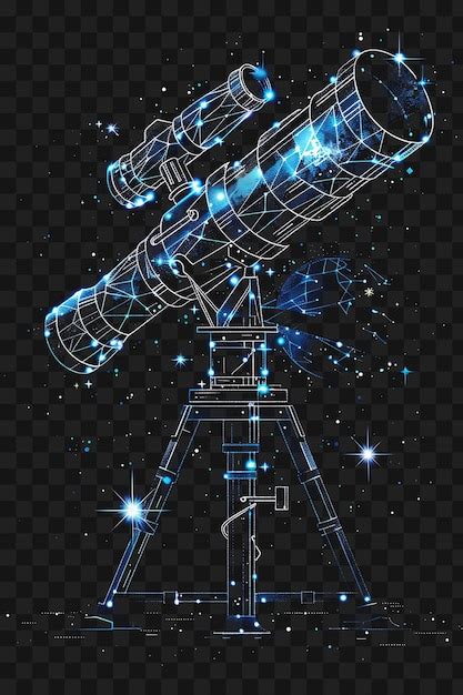 Premium Psd Set Of Mysterious Telescope 8 Bit Pixel With Stars And Space Symbol Game Asset Art