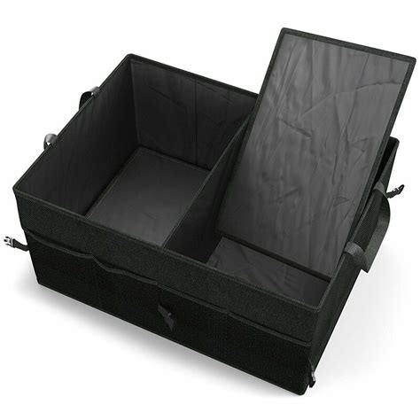 Black Car Storage Folding Collapse Bin Bag Trunk C Grandado