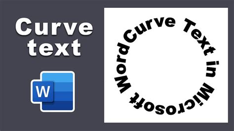 How To Curve Or Circle Text In Microsoft Word Microsoft Word Words Microsoft Word