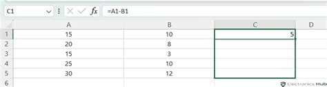 How To Subtract In Excel Step By Step Guide