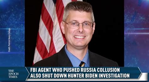 Agent Fbi Brian J Auten Který Prosazoval Falešný Příběh O „trumpově Spolupráci S Ruskem