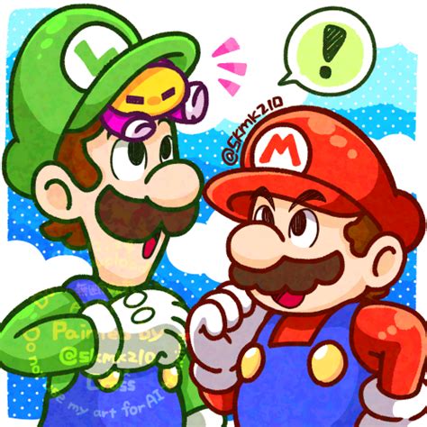 Skmkz10 Luigi Mario Snoutlet Mario Mario And Luigi Brothership