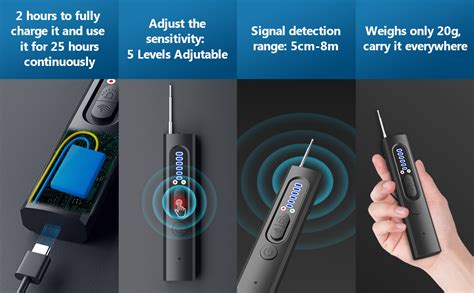 Hidden Camera Detector Rf Detector Bug Detector Gps Tracker Detector
