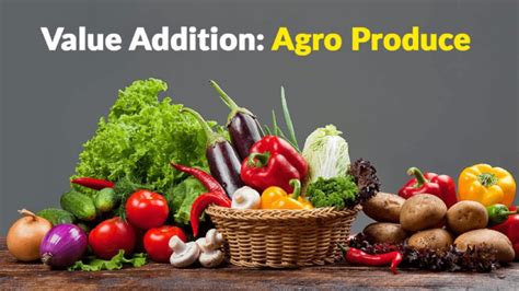 Agro Processing And Value Addition Transforming Agriculture For Profit Skills For Africa Institute