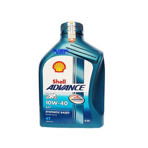 Oli Shell Advance Ax7 10w40 Shell Advance 0 8l Oli Shell Advance