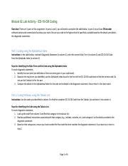 Module Lab Activity ICD CM Coding Pdf Module Lab Activity ICD CM Coding