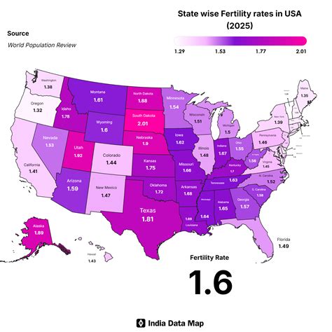 Below Replacement Level Mapping Americas Shifting Birth Rates In 2025