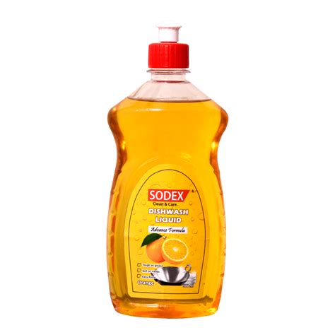 Dishwashing Liquid Orange 500ml Sodex