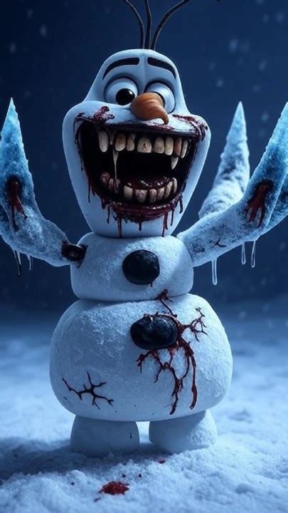 Frozen Horror ️ Scary Disney Animation Elsa And Anna Creepy Version