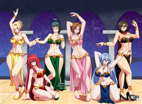 Commission Dancer Harem By Jadenkaiba On Deviantart