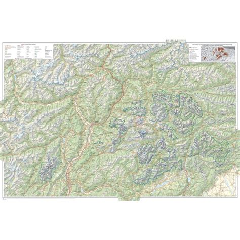 Dolomites Tourist Map
