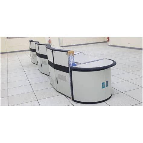 Operator Control Room Console Desk With Monitor Mount Workspace