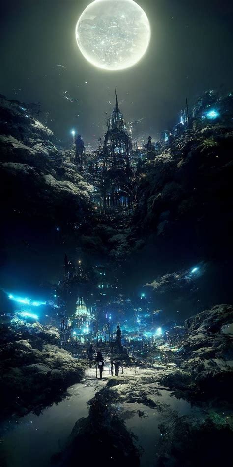 Corte Lunari Fantasy Art Landscapes Fantasy Landscape Fantasy Pictures