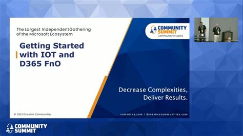 getting started with iot and d365 fno dynamics communities