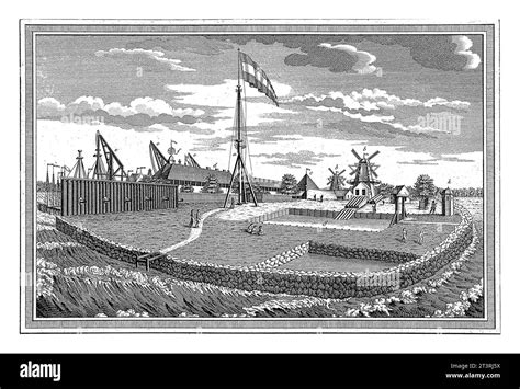 Blick Auf Onrust Jacob Van Der Schley 1747 1779 Blick Auf Die Insel Onrust Mit Zwei