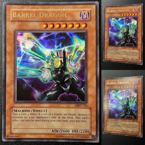 Yu Gi Oh Barrel Dragon Mrd 126 Ultra Rare Unlimited Edition
