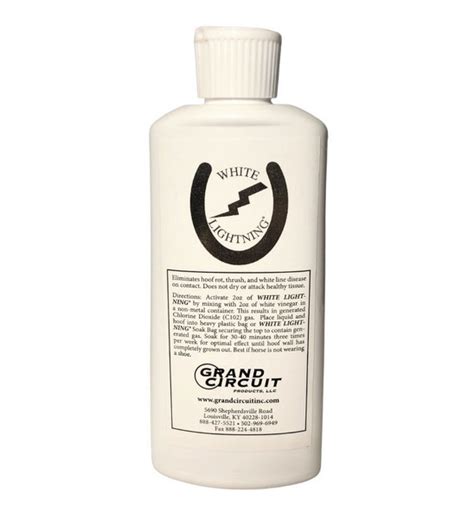 Grand Circuit White Lightning Hoof Soak Solutions