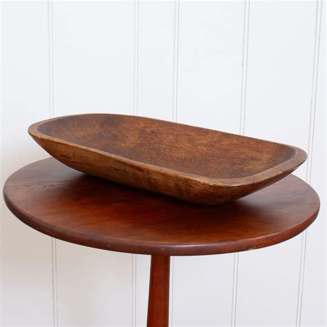 Hand Carved Antique Trencher Small Artemisia