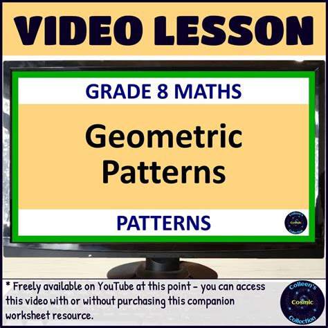Geometric Patterns Grade 8 Maths Term 1 Lesson 26 Caps Made By Teachers