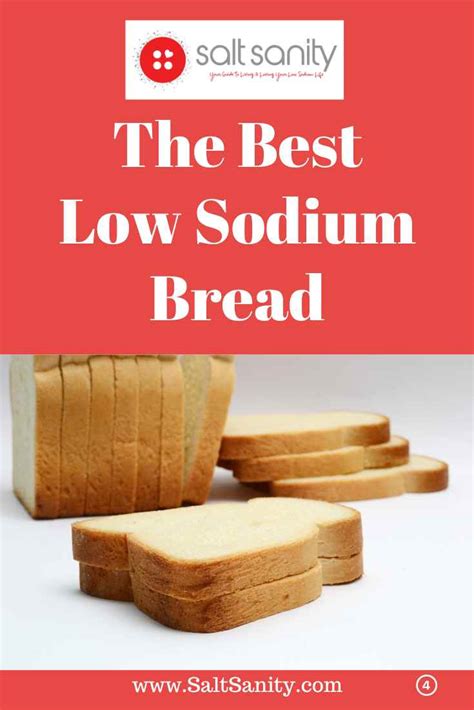 The Best Low Sodium Bread Salt Sanity
