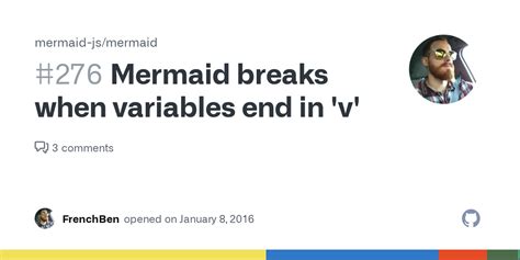 Mermaid Breaks When Variables End In V Issue Mermaid Js Mermaid GitHub
