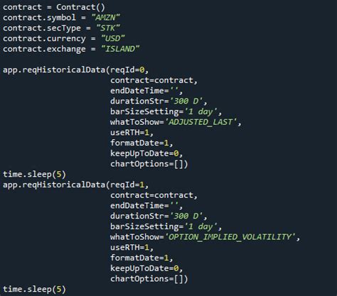 Historical Options Futures Data Using TWS API Part II