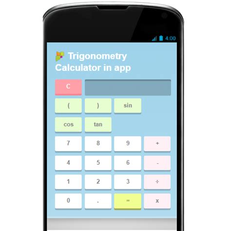Trigonometry Calculator In App App On Amazon Appstore