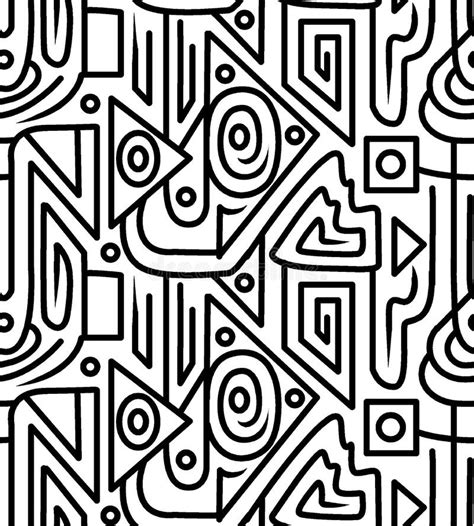 Geometric Seamless Patterns Abstract Geometric Hexagonal Textures Graphics Design Minimalist