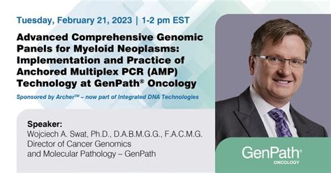 Genpath Oncology On Linkedin Webinar Oncology Genomics