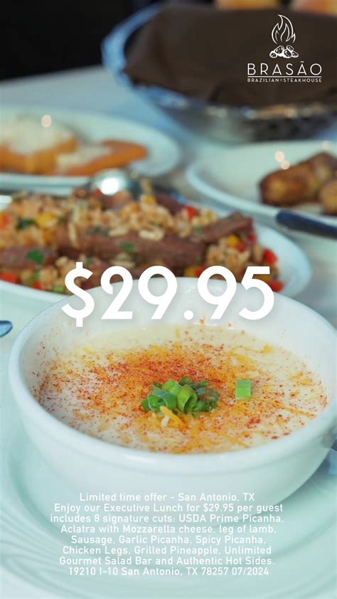 San Antonio Get Ready Introducing Our Executive Lunch At Brasão For