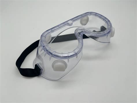 Pvc Lens Frame Safety Goggle Glasses With Elastic Strap Safety Goggle With Elastic Strap And