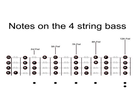 Bass Fretboard Note Map Decals Stickers Technique Bassbuzz Forum