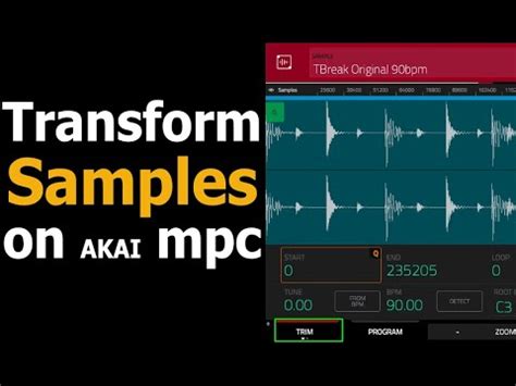 How to EDIT samples on AKAI MPC Live 2 : Sample Manipulation 1 - YouTube