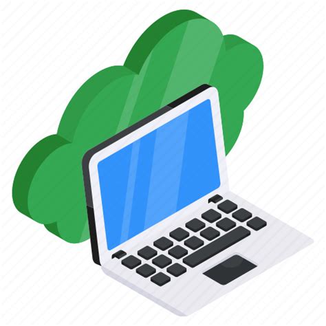 Cloud Laptop Desktop Device Technology Computing Icon Download