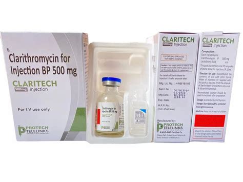 500mg Clarithromycin Injection Bp At ₹ 17280box Clarithromycin Dry