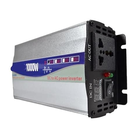 Pure Sine Wave Inverter AC To DC Power W W Solar Car Inverters Single Digital Display