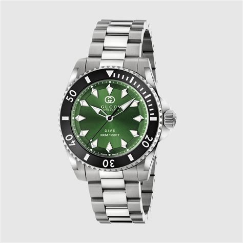 Gucci Dive Watch 40mm In Steel Gucci® Uk