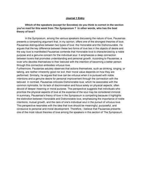 Journal 1 Entry Assignment Journal 1 Entry Which Of The Speakers