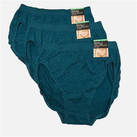Bali Comfort Revolution Hi Cut Panty Seamless 8 9 Nwt 303j 3 Pack Ebay