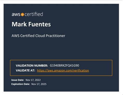 Mark Fuentes Cissp On Linkedin Certification Aws Awscloud
