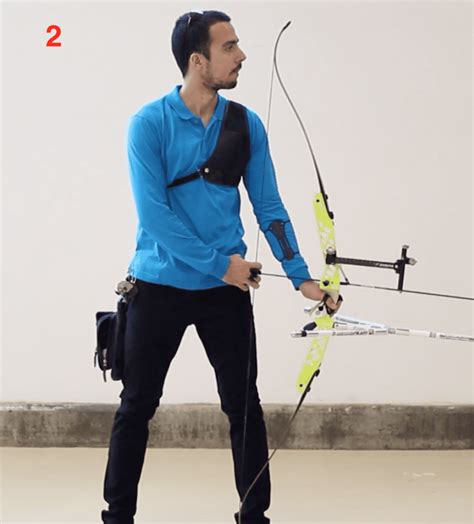 Recurve Technique Set Position Showing Hook And Grip 2 Online Archery