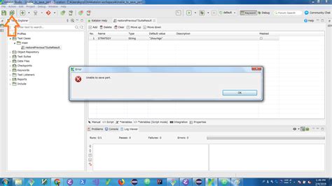 Unable To Save Part Can Not Change The Default Value Of Variable To Test Case Bugs Report