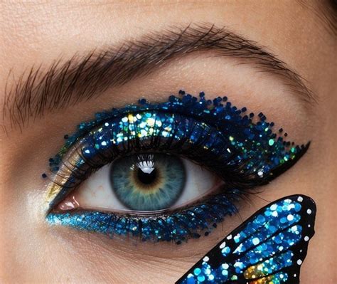 21 Glitter Eye Makeup Ideas For Your Next Party Look