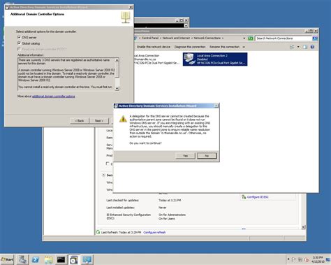 Solved Trying To Add First 2008 Dc To Domain Dns Problems Experts