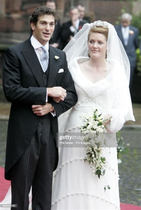 Lady Tamara Grosvenor And Edward Van Cutsem After Their Wedding At