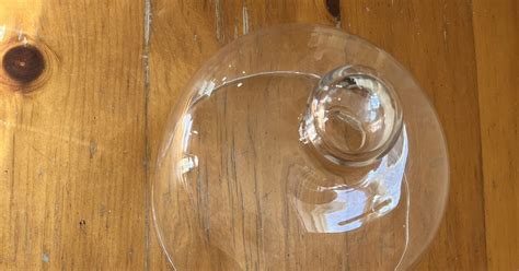 Handmade Hobbyist Clay Mini Cake Plate With Cloche