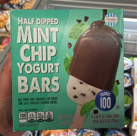 Grab Yasso Dupe Sundae Shoppe Half Dipped Mint Chip Yogurt Bars In The