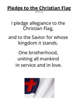 3 Pledges American Flag Christian Flag And Bible By Simple Joys Of