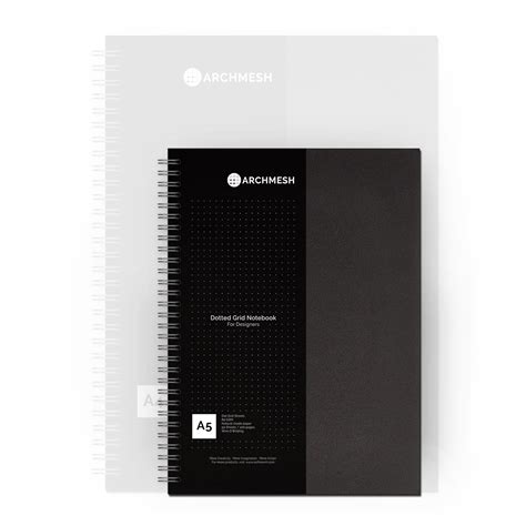 Archmesh A5 Dot Grid Notebook Dot Isometric Square Grid Notebooks