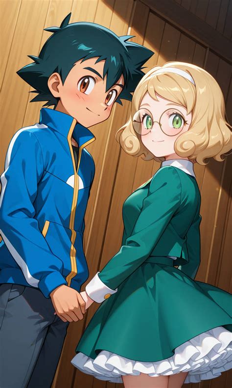 Ash Ketchum And Fuu Hououji By Animesport507 On Deviantart